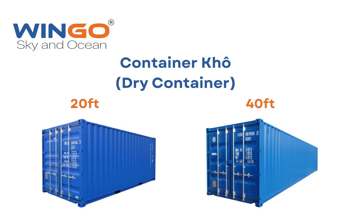 Container Là Gì: Kích Thước Container Chuẩn Quốc Tế